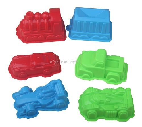 6 תבניות של רכבים לעיצוב ובניה עם חול קינטי Smart Sand | דניאלי יבוא ...